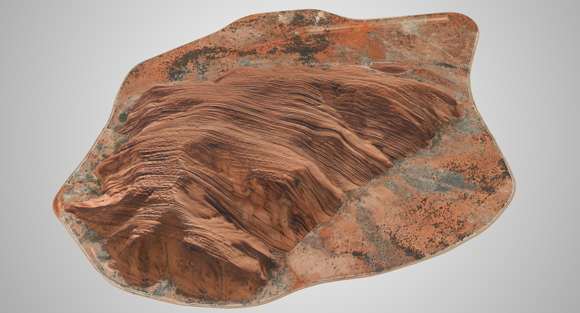 3D uluru ayers rock model - TurboSquid 1647526