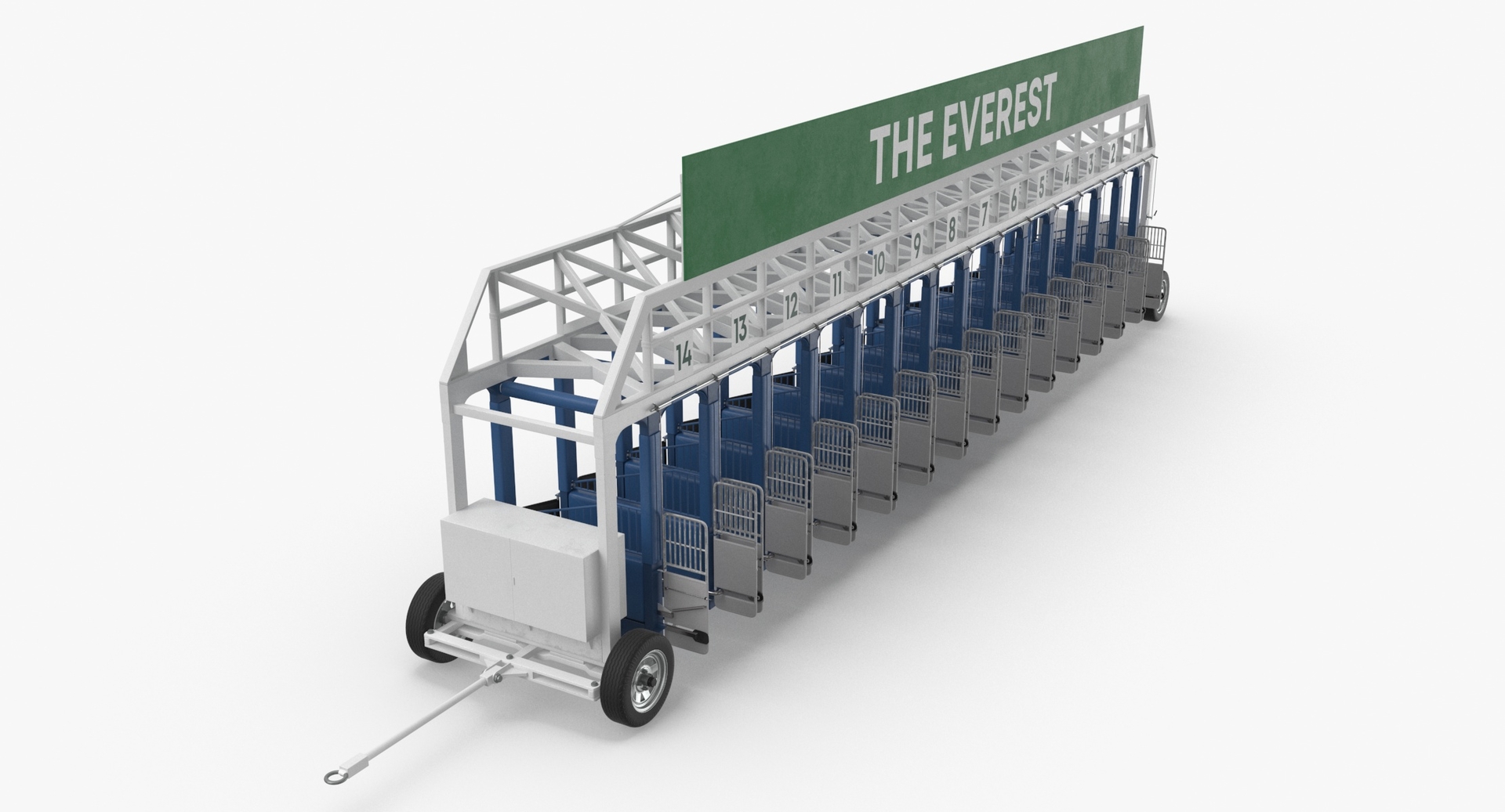 3D horse racing starting gates - TurboSquid 1647649