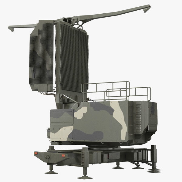 TOMBSTONE 64N6 Long Range Surveillance Radar Camo Rigged 3D-Modell ...
