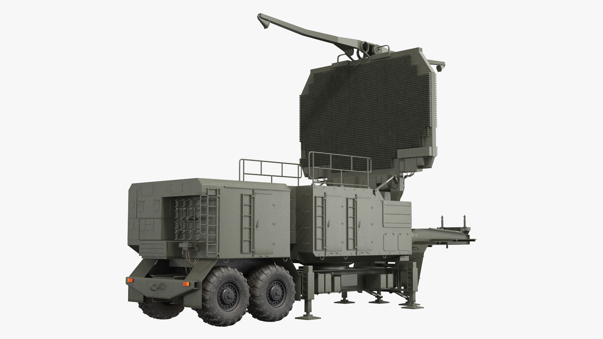 Long Range Radar TOMBSTONE 64N6 Trailer3Dモデル - TurboSquid 1648024