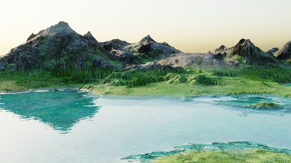 Lago Modelo 3D - TurboSquid 1648046