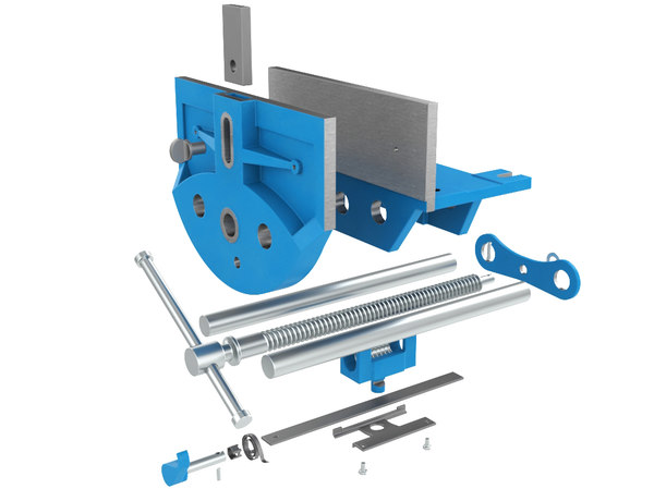 3D carpenter vise - TurboSquid 1648133