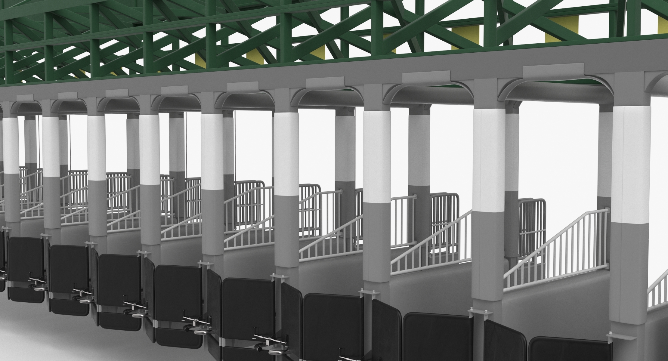3D horse racing starting gates - TurboSquid 1646995