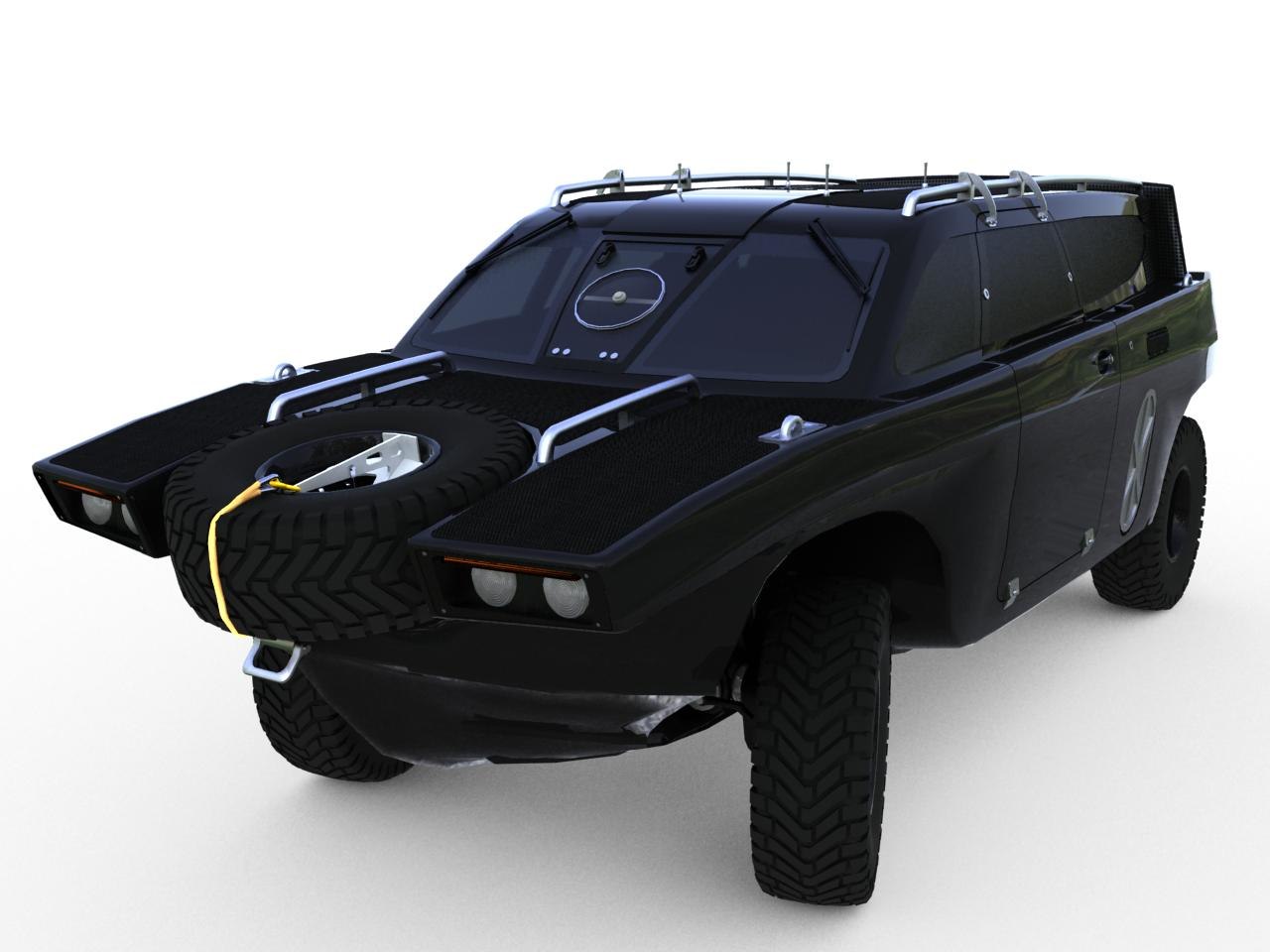 Drozd amphibious 3D - TurboSquid 1648444