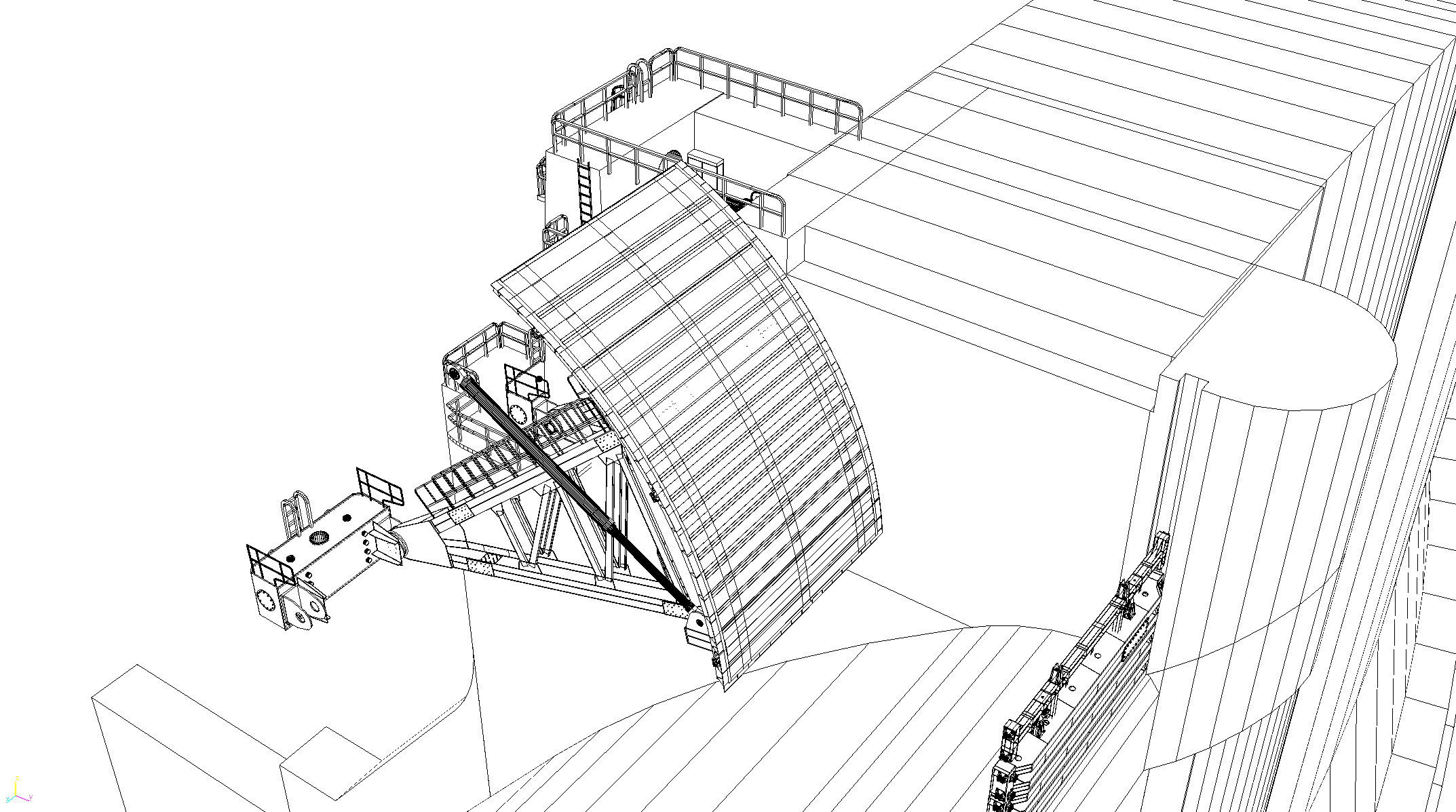Dam sluice gate 3D model - TurboSquid 1649429