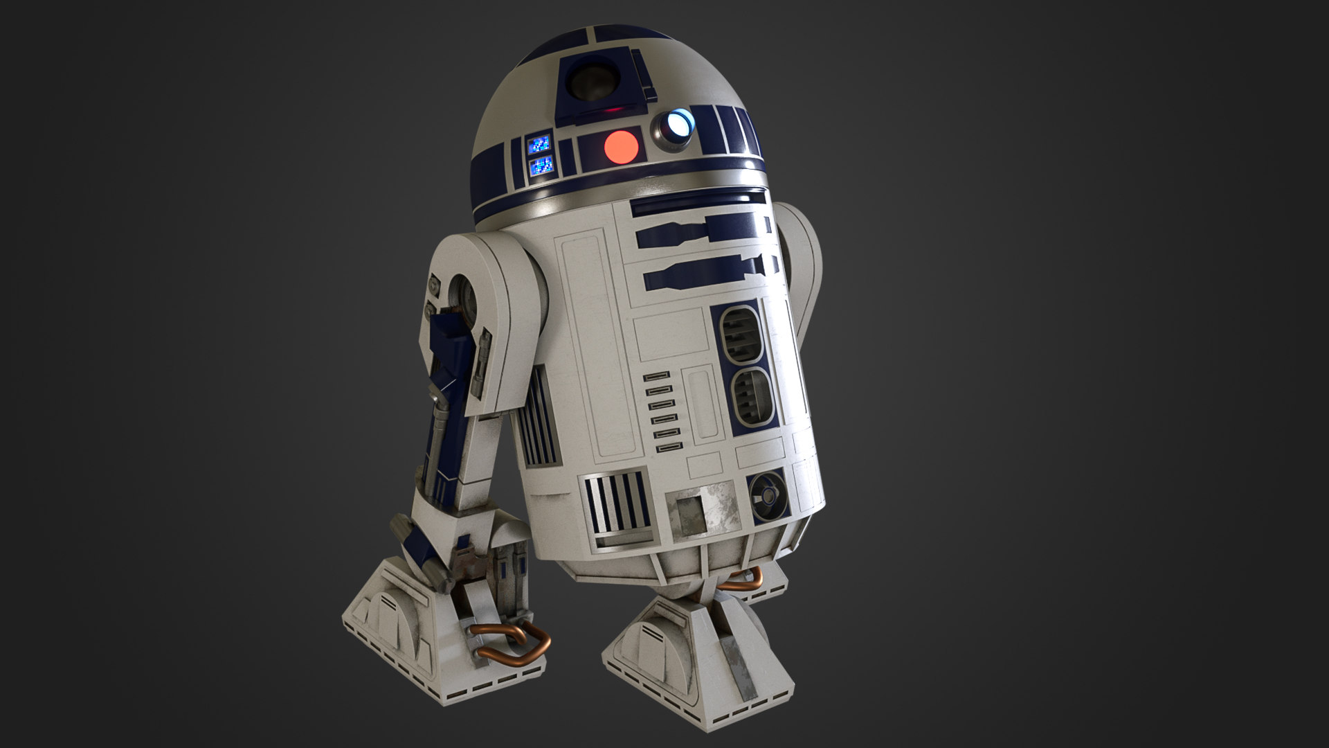 R2-d2 star wars 3D model - TurboSquid 1649103