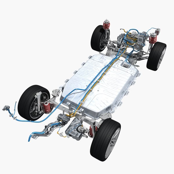 Chassis electric car hybrid 3D model - TurboSquid 1649563