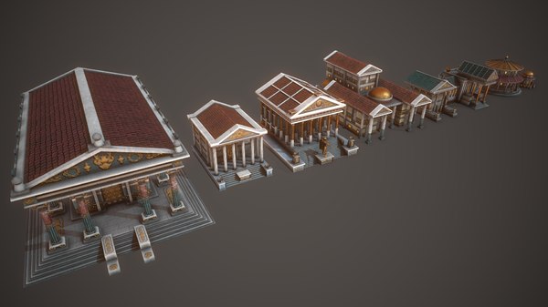 3d model biblical buildings ancient
