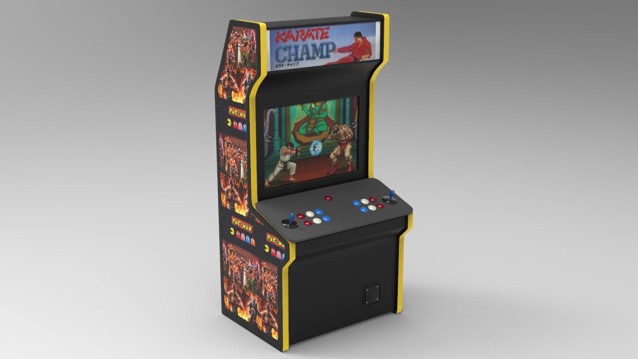 Arcade cabinet 3D model - TurboSquid 1649713