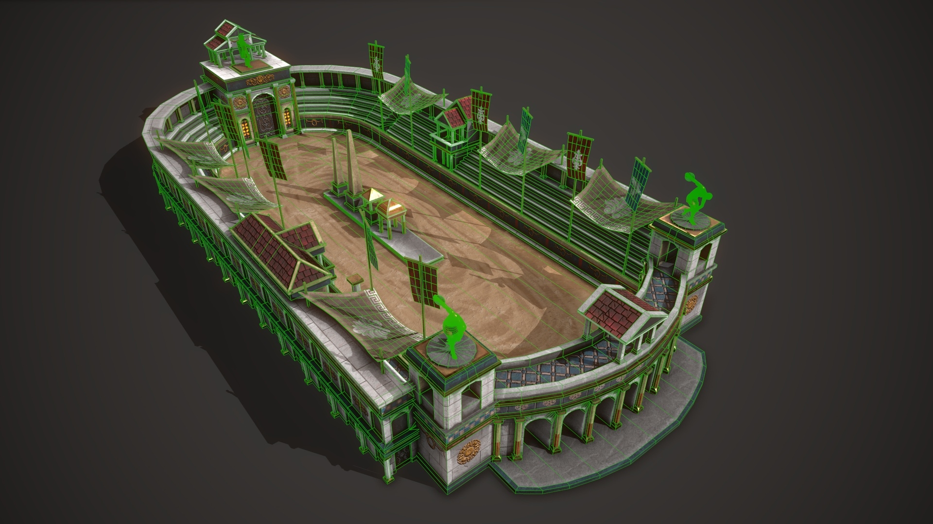 Ancient circus maximus model - TurboSquid 1649688