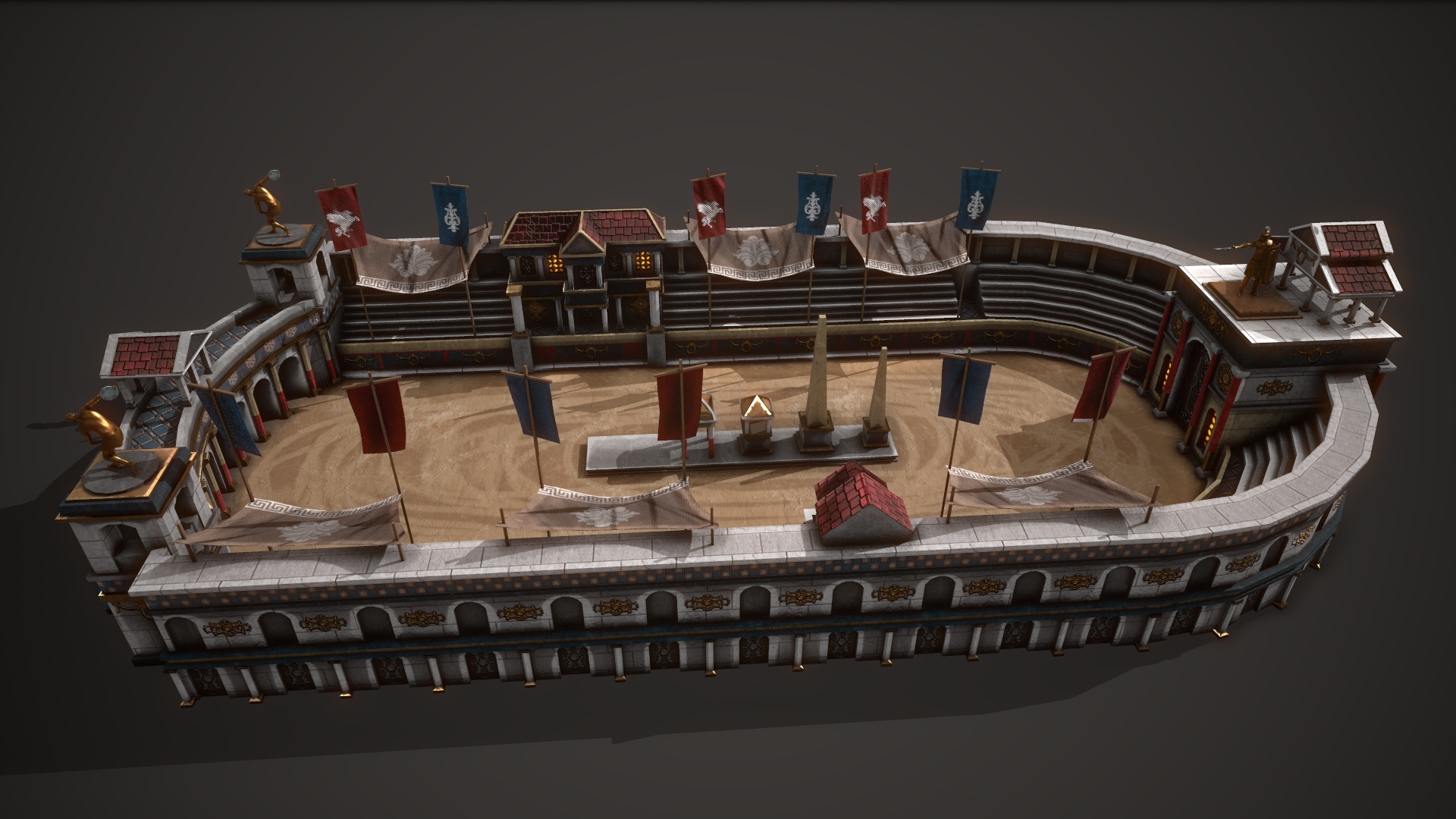 Ancient circus maximus model - TurboSquid 1649688