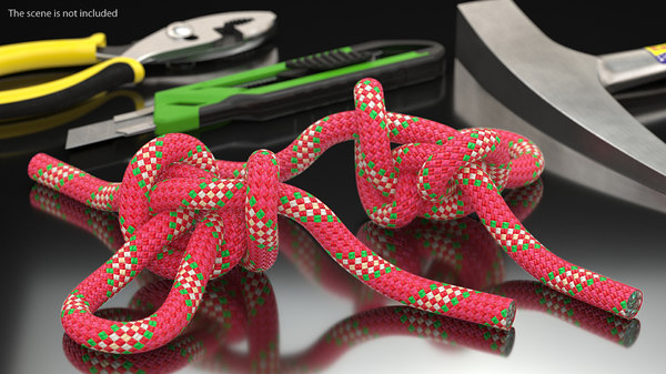 Alpine butterfly loop rope 3D - TurboSquid 1650026