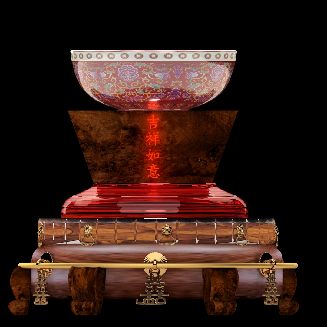 Chinese display stand 3D - TurboSquid 1650004