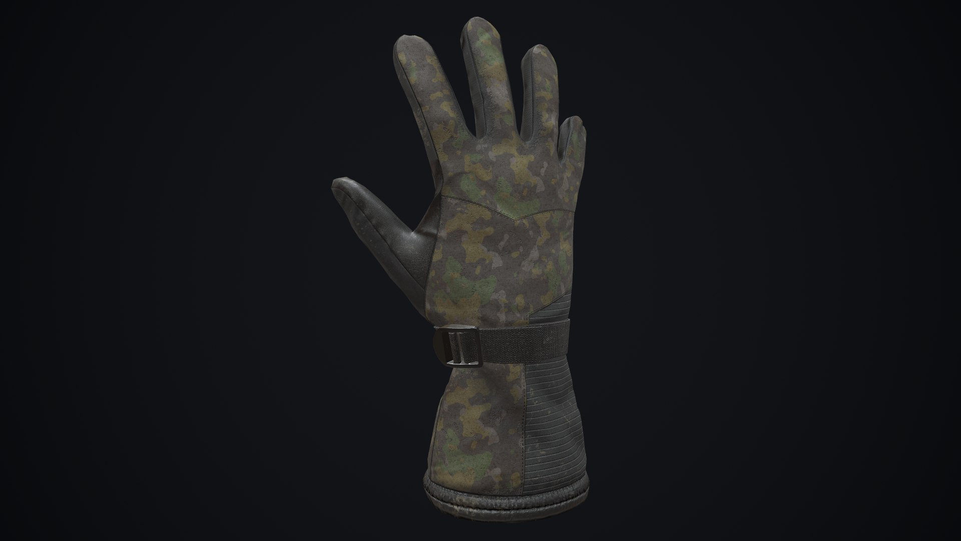 Military gloves 3D model - TurboSquid 1650014