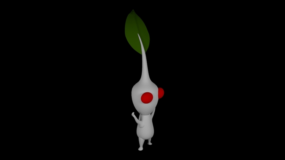 modelo 3d Hoja de Pikmin blanca - TurboSquid 1650031