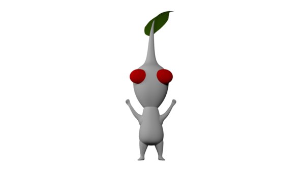 modelo 3d Hoja de Pikmin blanca - TurboSquid 1650031