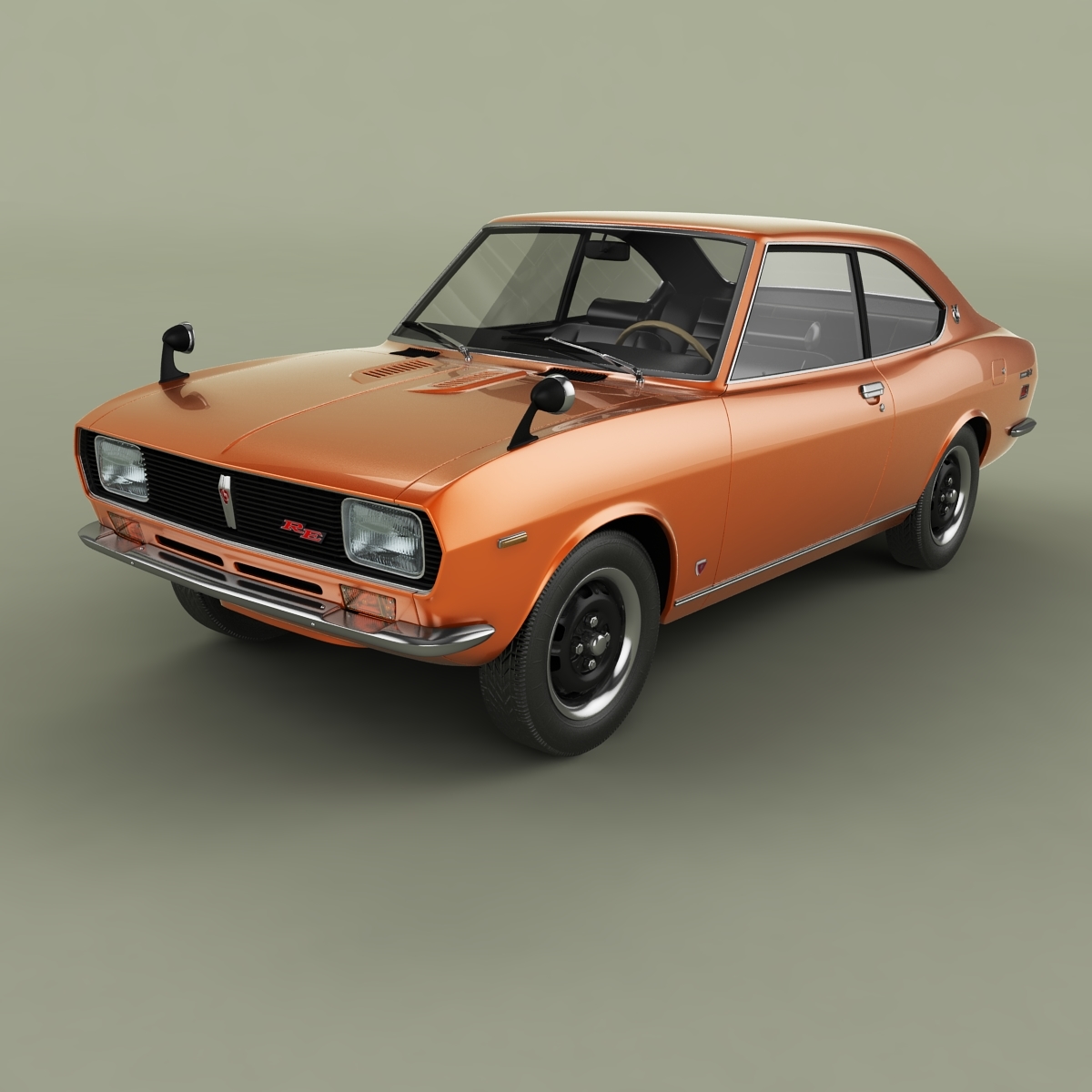 1971 mazda rx2 coupe 3D model - TurboSquid 1650133