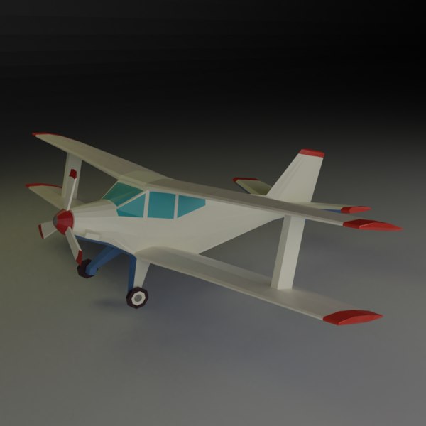 3D biplane plane - TurboSquid 1650315