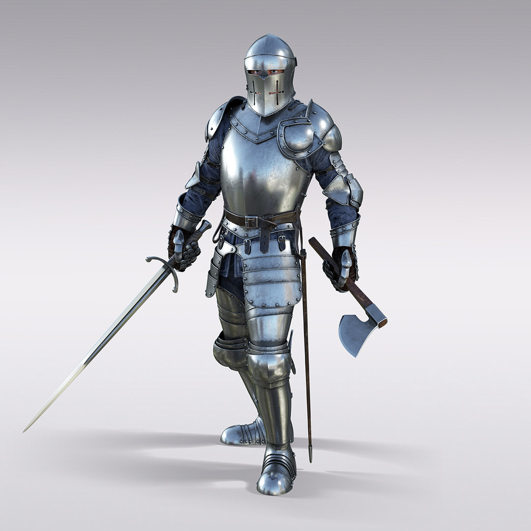 Knight plate 3D model - TurboSquid 1650608