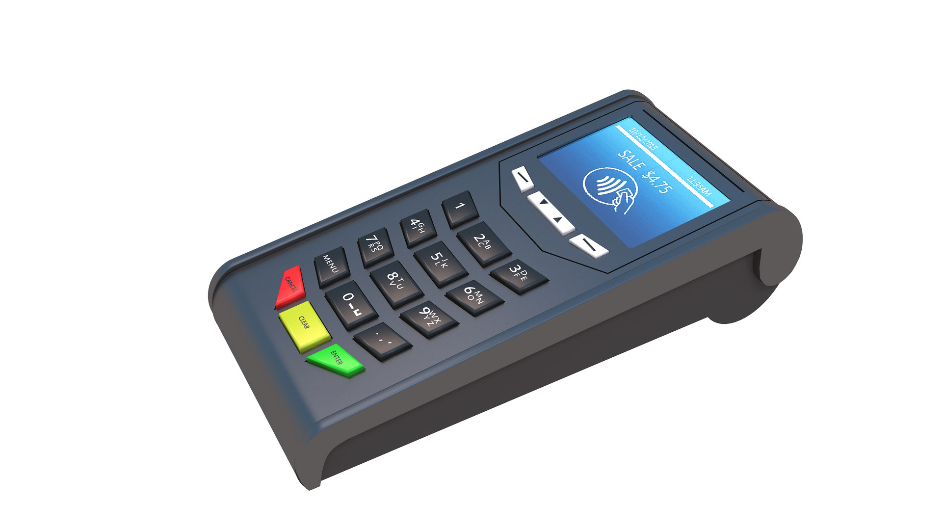 3D credit card machine - TurboSquid 1651018