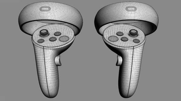 Oculus quest 2 controller 3D model - TurboSquid 1651123
