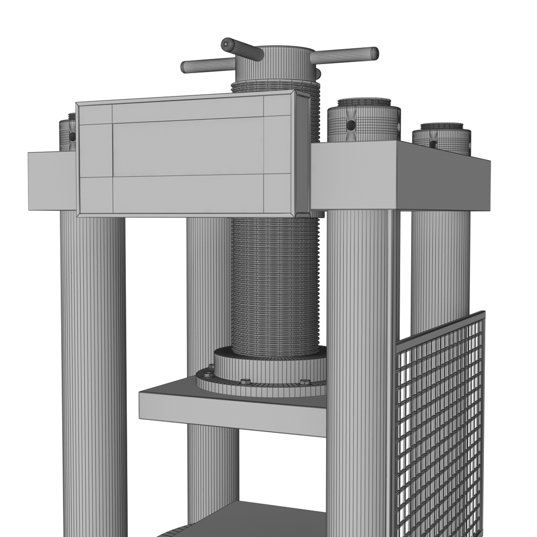 3D model hydraulic press - TurboSquid 1651186