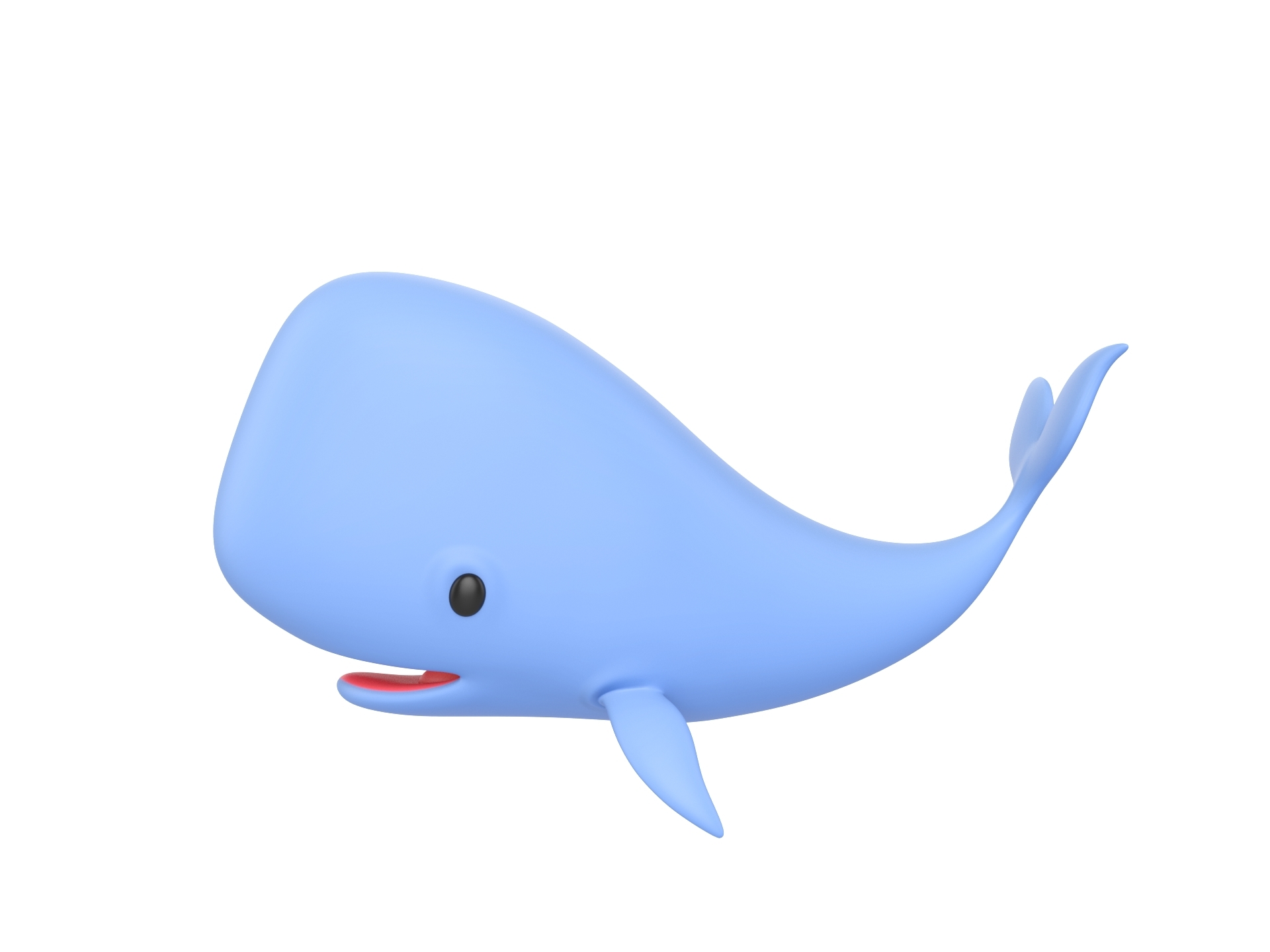 Whale character 3D model - TurboSquid 1651329