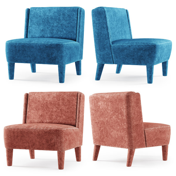 Poltrona Meridiani Cecile Modelo 3D - TurboSquid 1651365