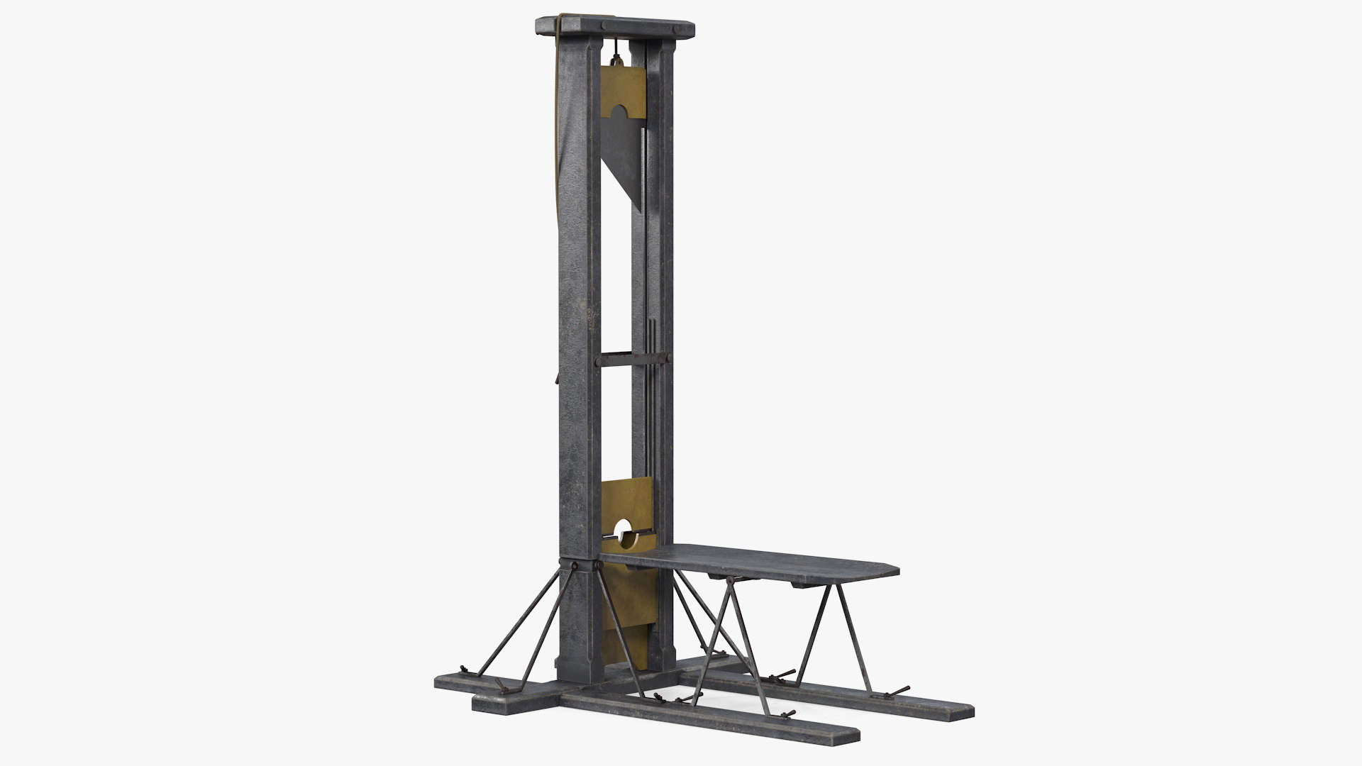 Antique 19th century guillotine 3D - TurboSquid 1651789