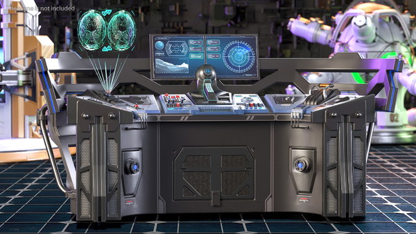 3D futuristic control panel - TurboSquid 1652221