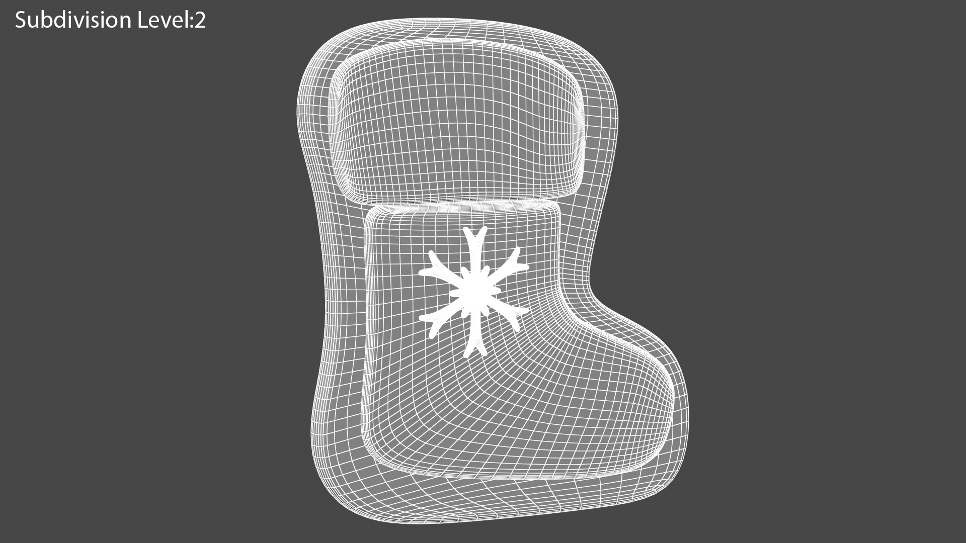 Gingerbread boot christmas cookie 3D model - TurboSquid 1651879