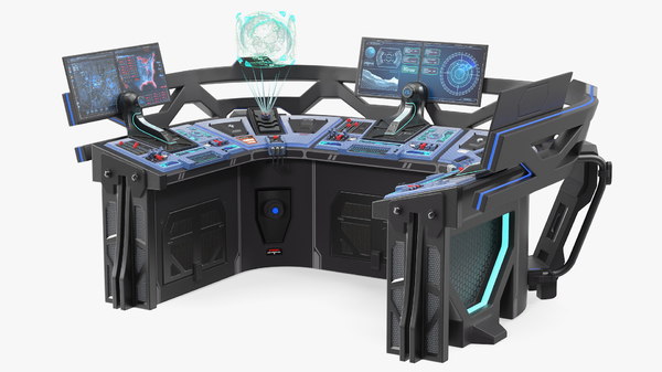 Sci fi hologram control panel 3D - TurboSquid 1652268