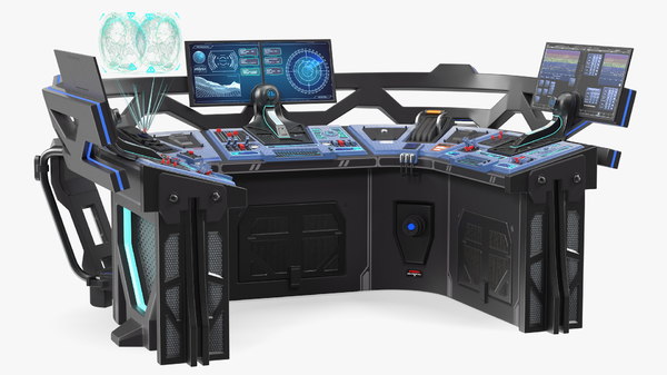 Sci fi hologram control panel 3D - TurboSquid 1652268