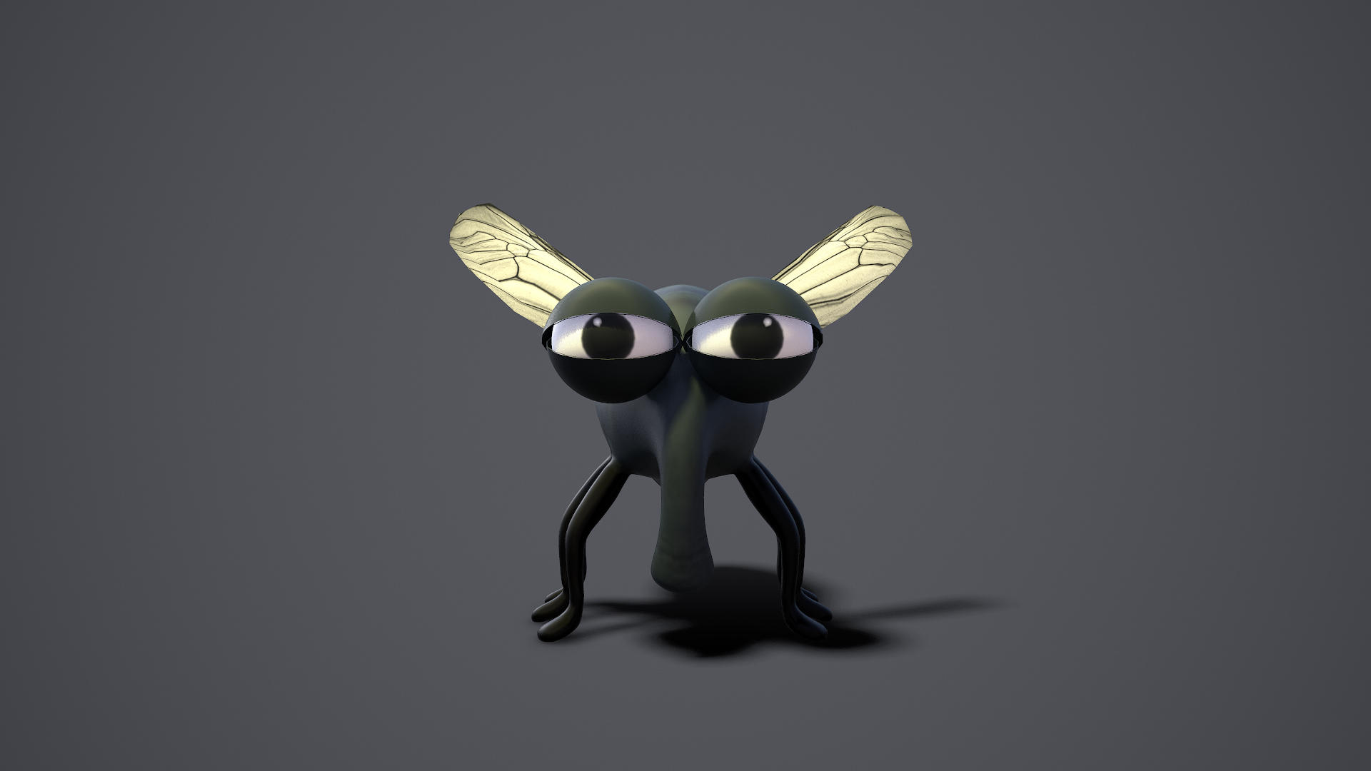 3D fly cartoon art - TurboSquid 1652066