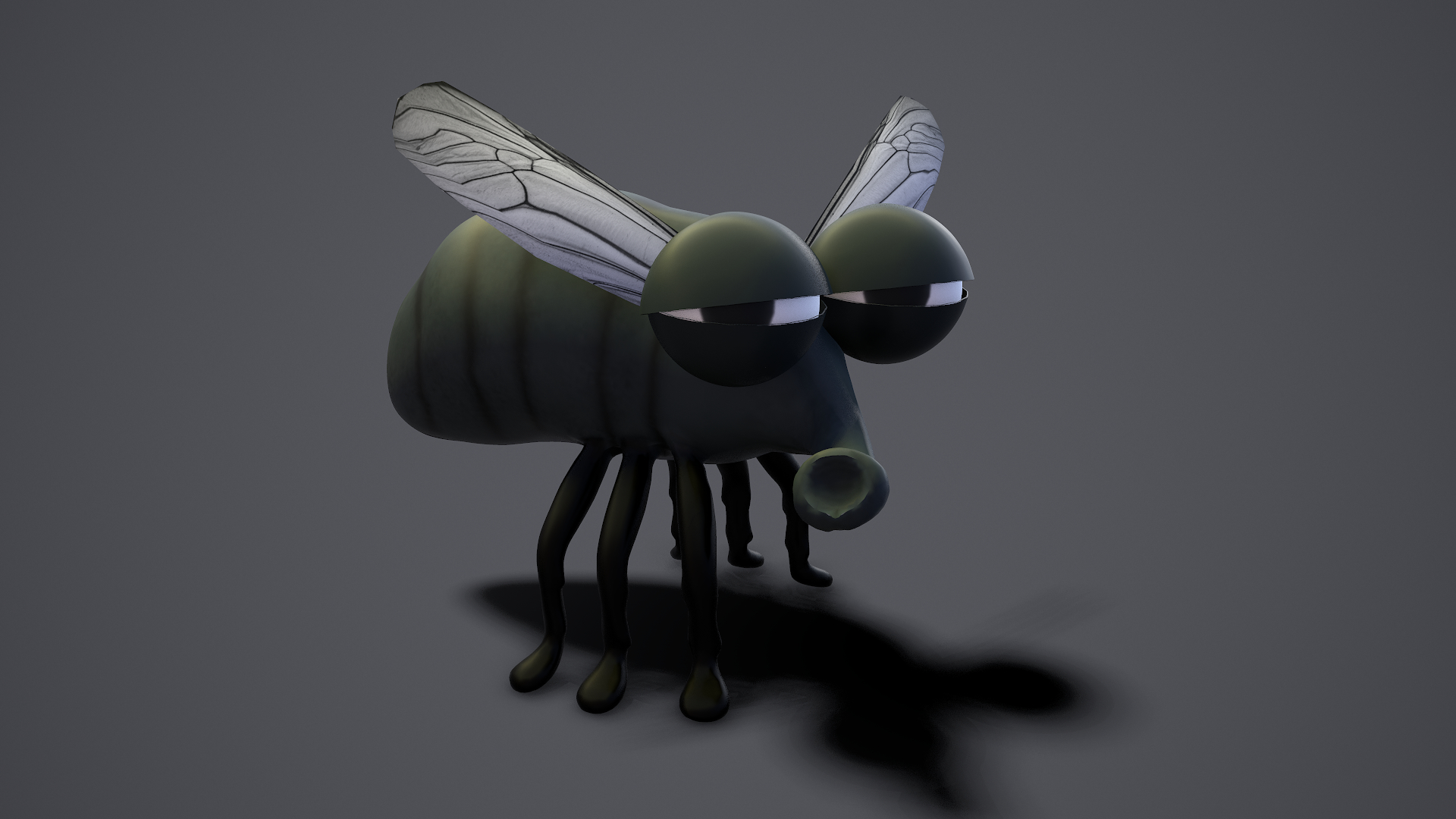 3D fly cartoon art - TurboSquid 1652066