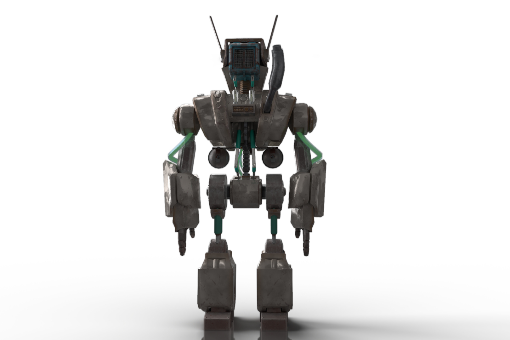 modelo 3d Viejo robot - TurboSquid 1652155