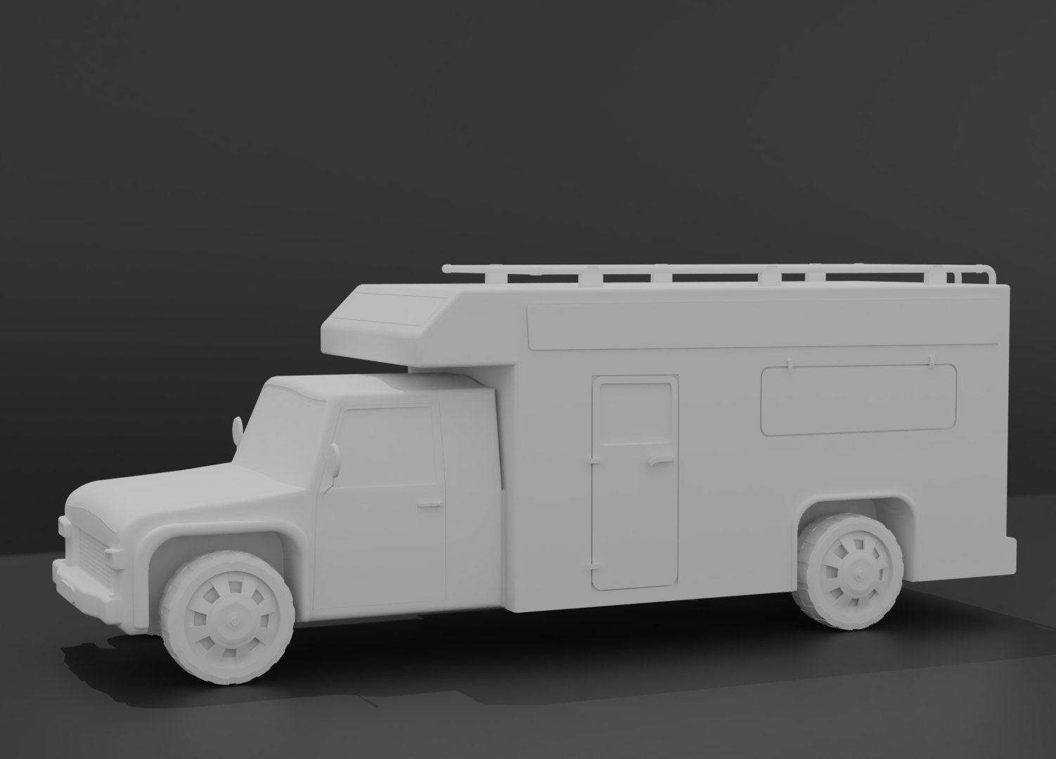 3D rv motorhome camper model - TurboSquid 1652391