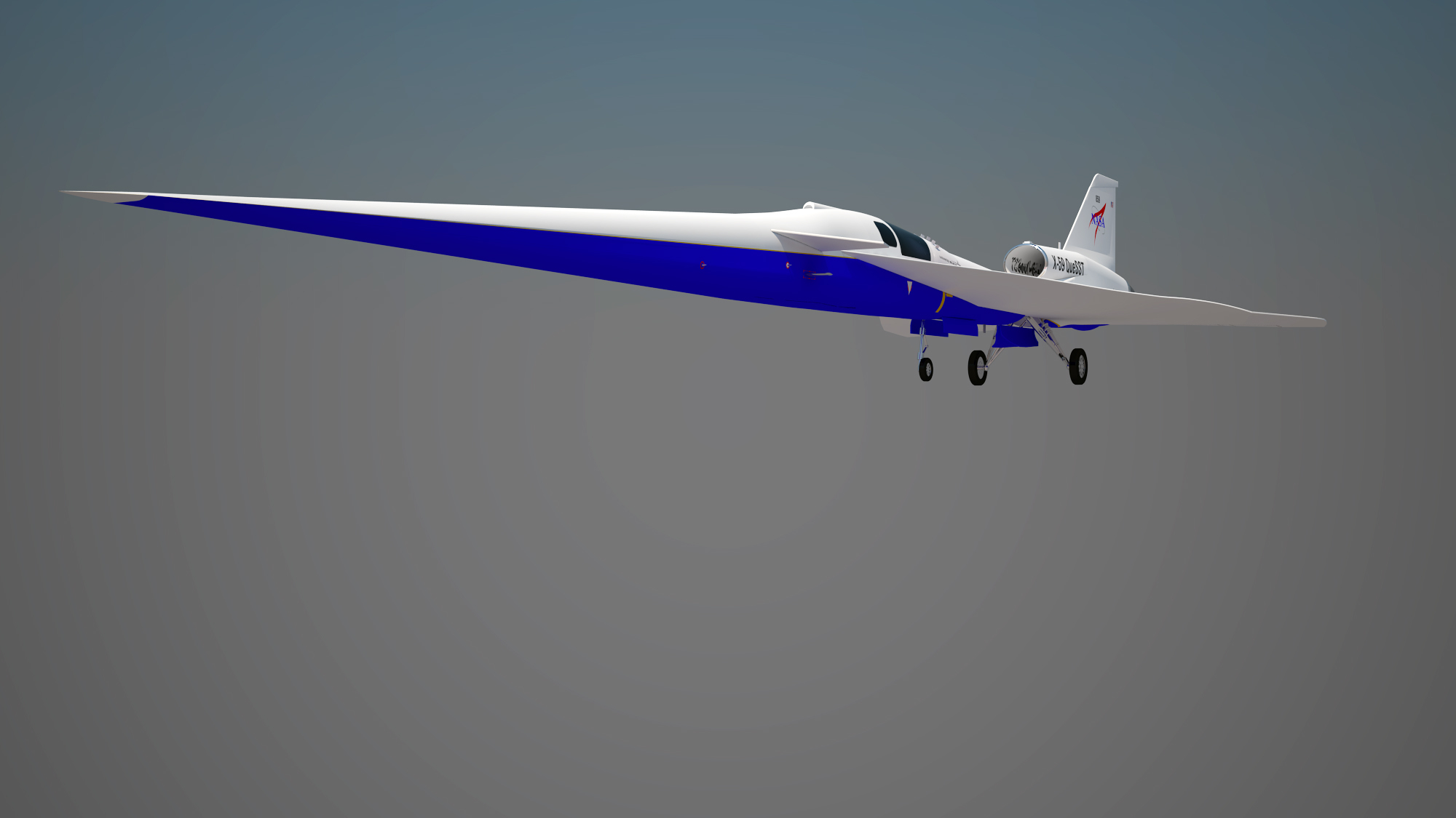 Nasa quesst supersonic sonic 3D model - TurboSquid 1653369