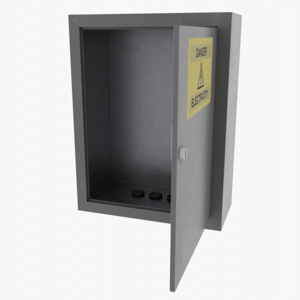 Box switchboard board 3D model - TurboSquid 1652381