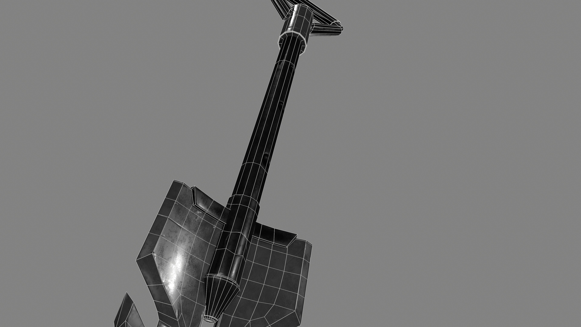 3D model stylized shovel low-poly modeled - TurboSquid 1652875