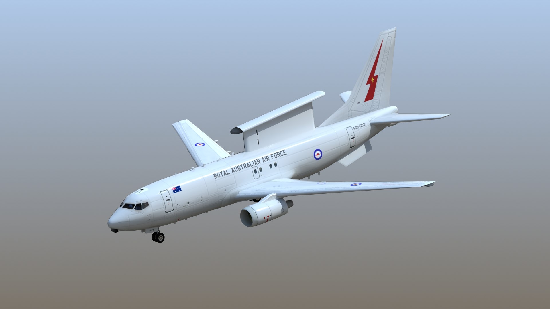 E-7a wedgetail model - TurboSquid 1652407
