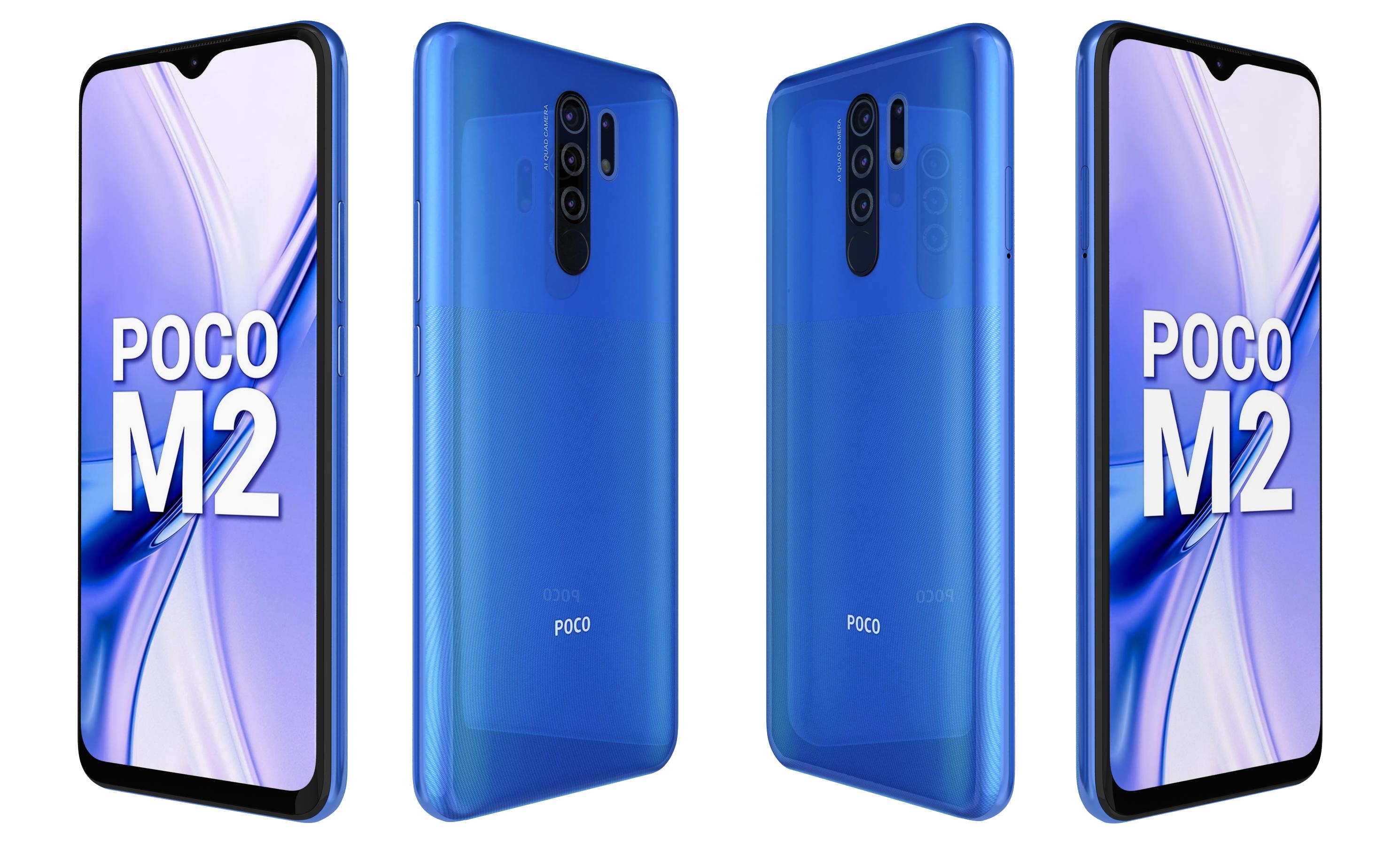 Xiaomi poco m2 slate model - TurboSquid 1652589