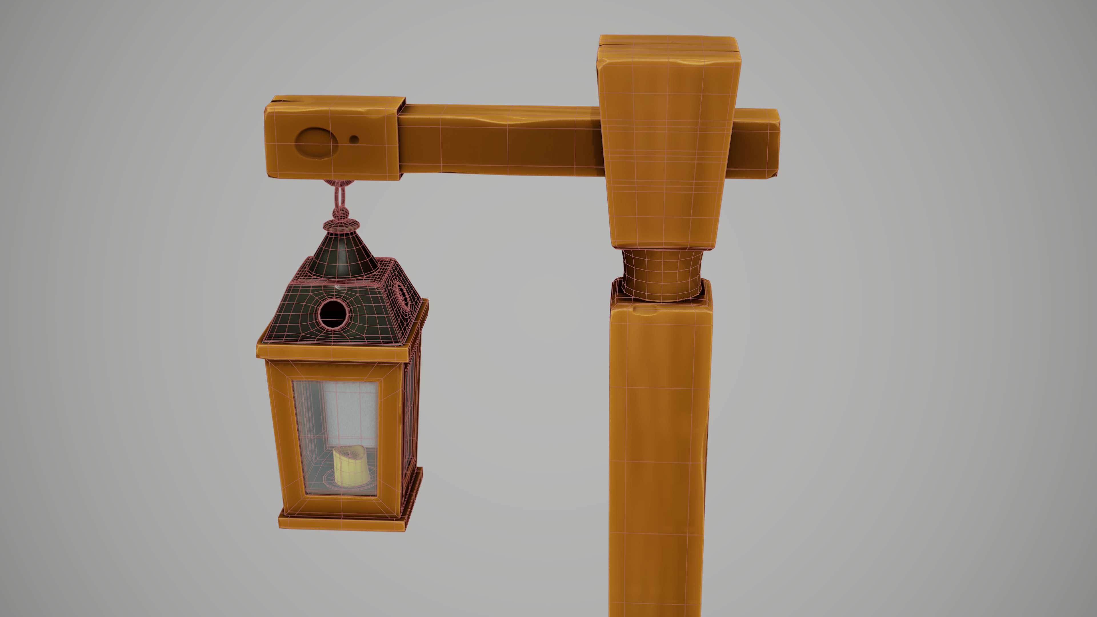 Stylized light pole 3D model - TurboSquid 1652668