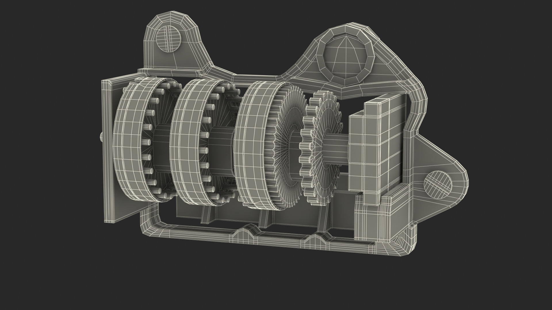 Counter mechanism 3D - TurboSquid 1653118