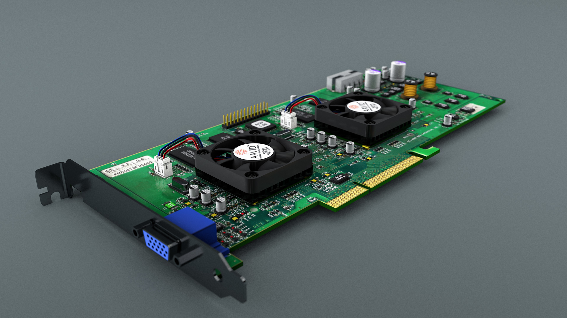 3Dfx Voodoo5 5500 显卡3D模型 - TurboSquid 1652740