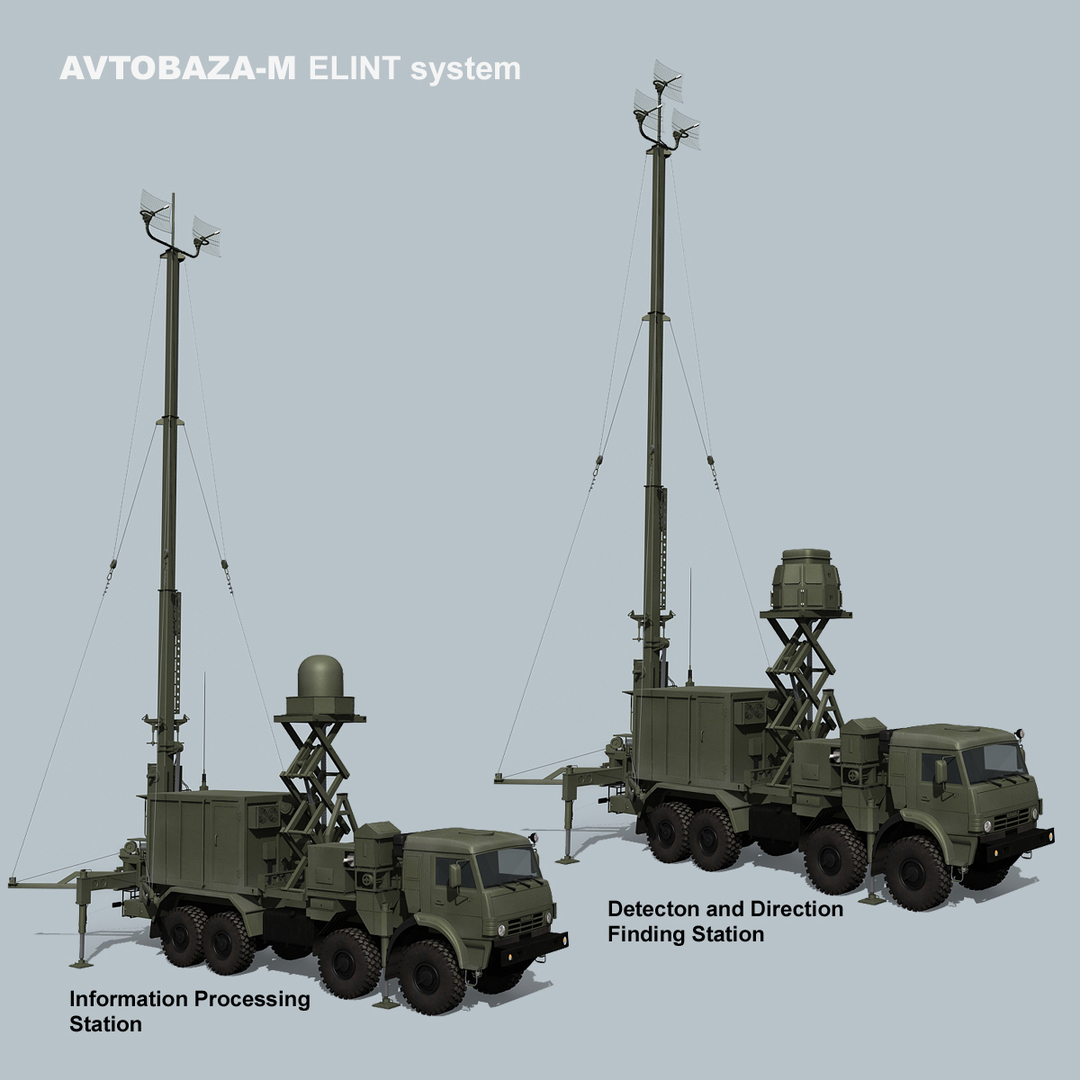 3D avtobaza-m russian elint - TurboSquid 1652893