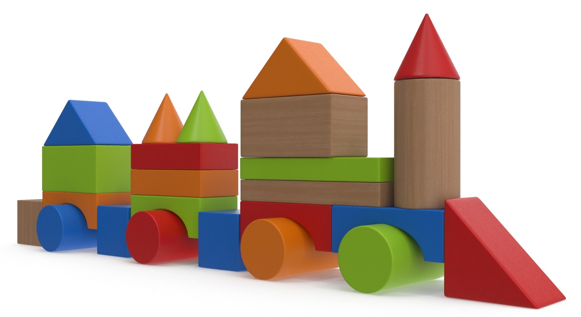 3D baby building blocks 2 - TurboSquid 1653275