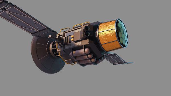3D satellite engines pbr model - TurboSquid 1653607
