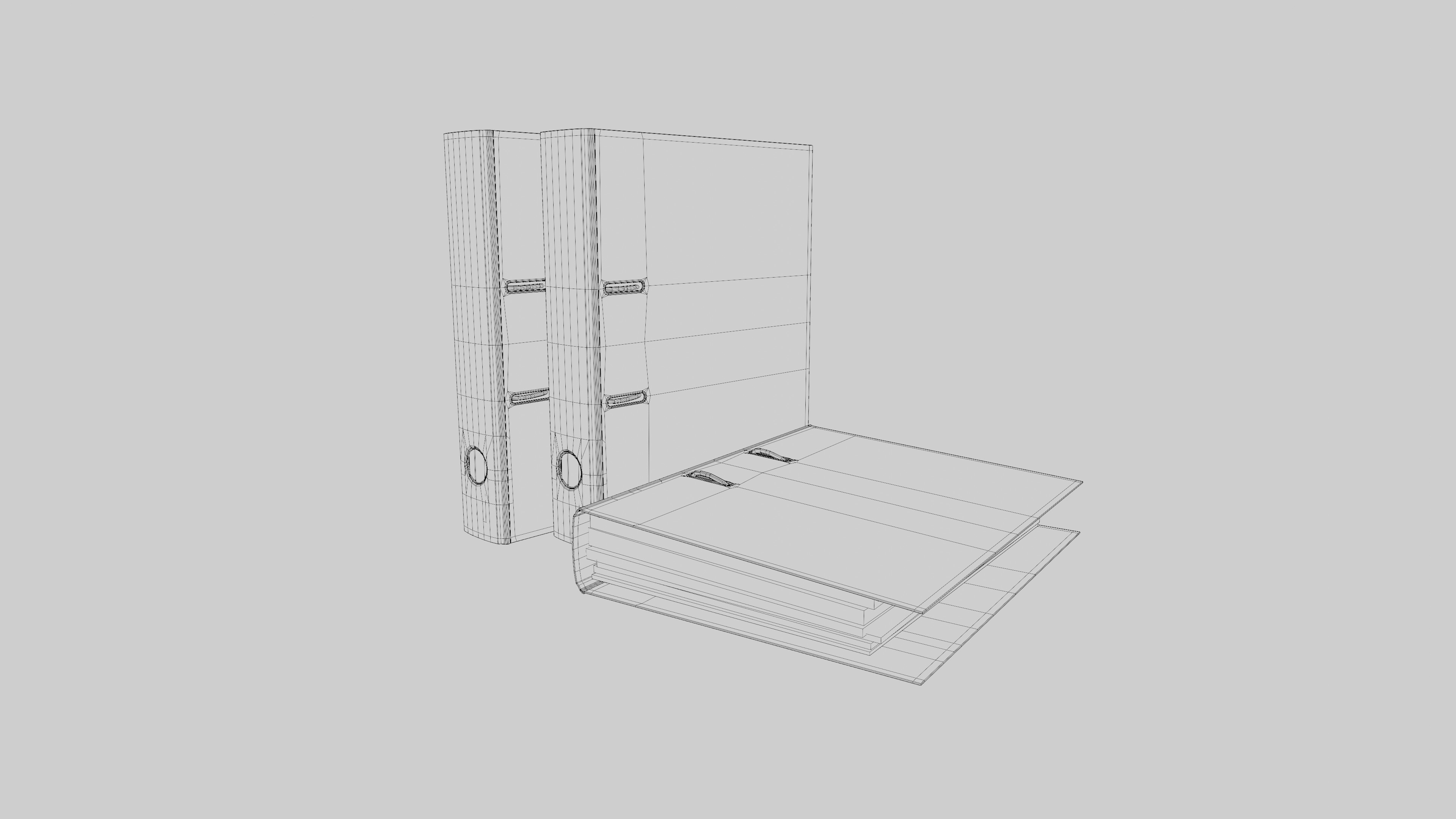 Office ring binders 3D model - TurboSquid 1643662
