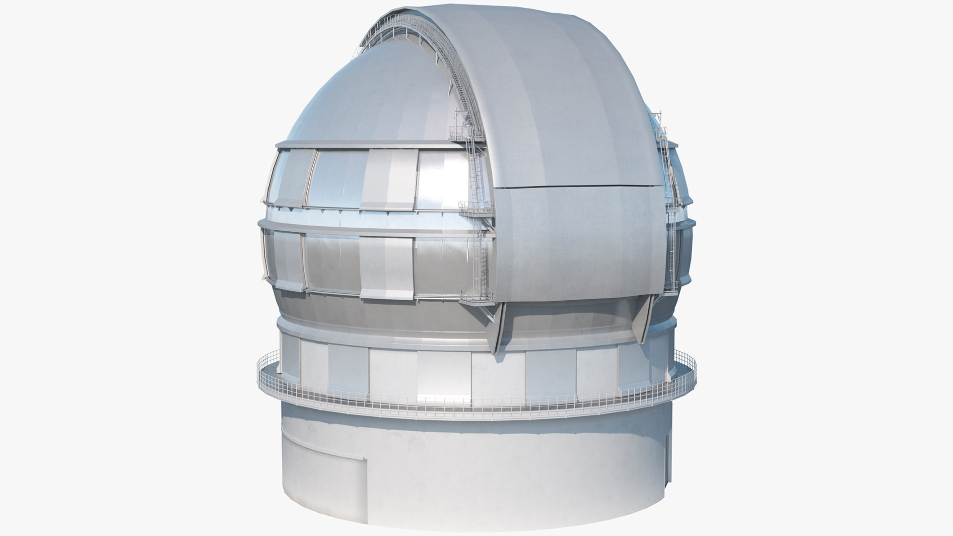 Astronomical observatory dome 3D - TurboSquid 1654166